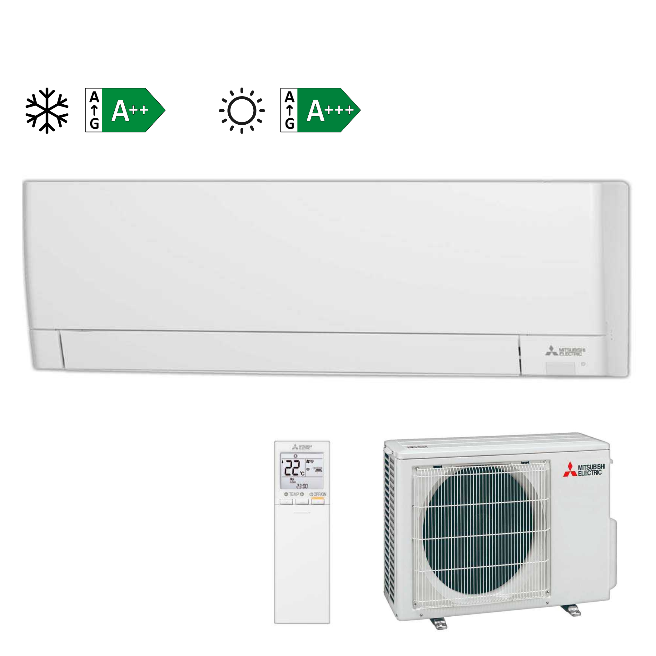 AIRE ACONDICIONADO SPLIT MITSUBISHI MSZDW25VF 2150F - A++/A+++ [250087 ...