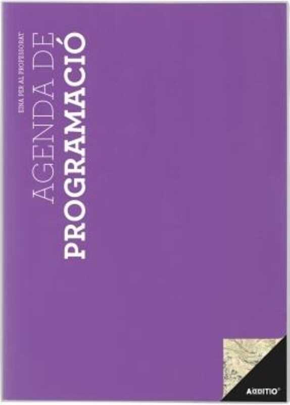 AGENDA PROGRAMACION T.A4 ADDITIO [0275-P201] - 6,050€ : , Estel Tàrrega
