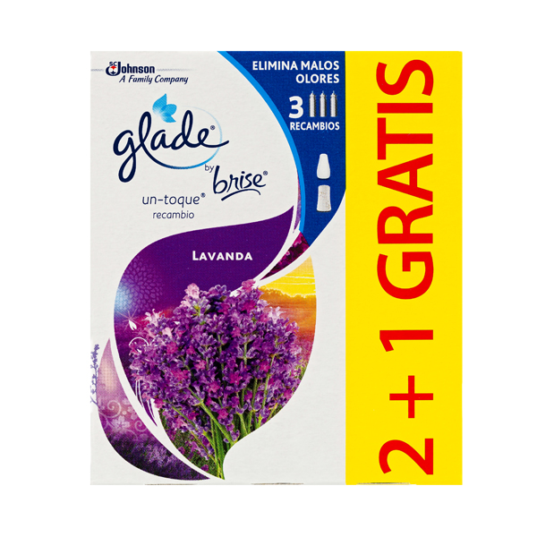 ABSORBE OLORES GLADE 3REC. 10ML LAVANDA [0964-J696149] - 6,328 ...