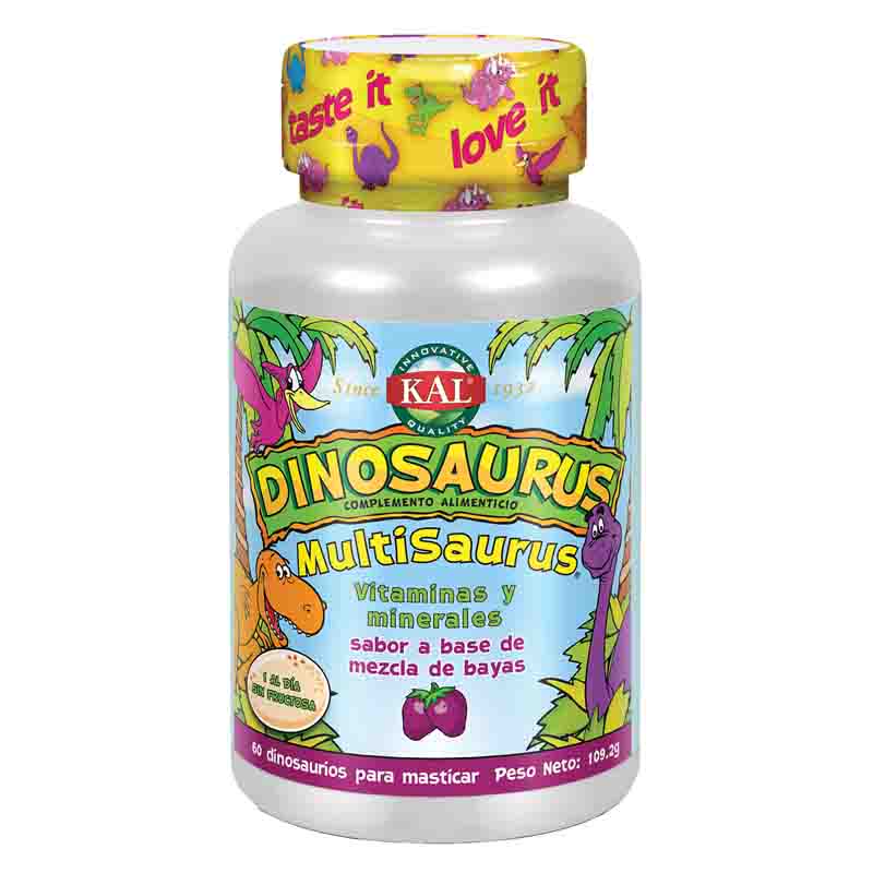 KAL - MULTISAURUS VITAMINA Y MINERALES 60 masticables [0021245250753]