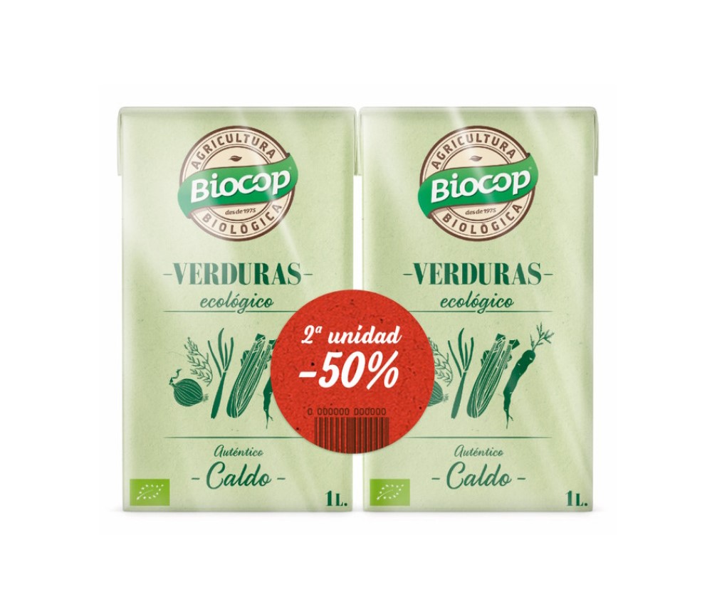 BIOCOP - CALDO VERDURAS PACK 2x1L [8423903069394]