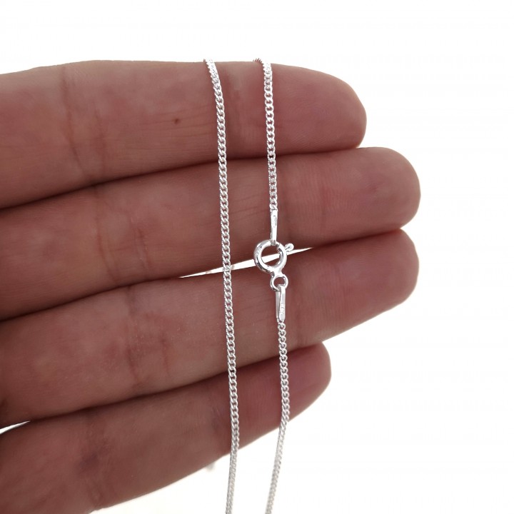 Cadena fina de Plata 50cm | Cadenas para mujer y niña