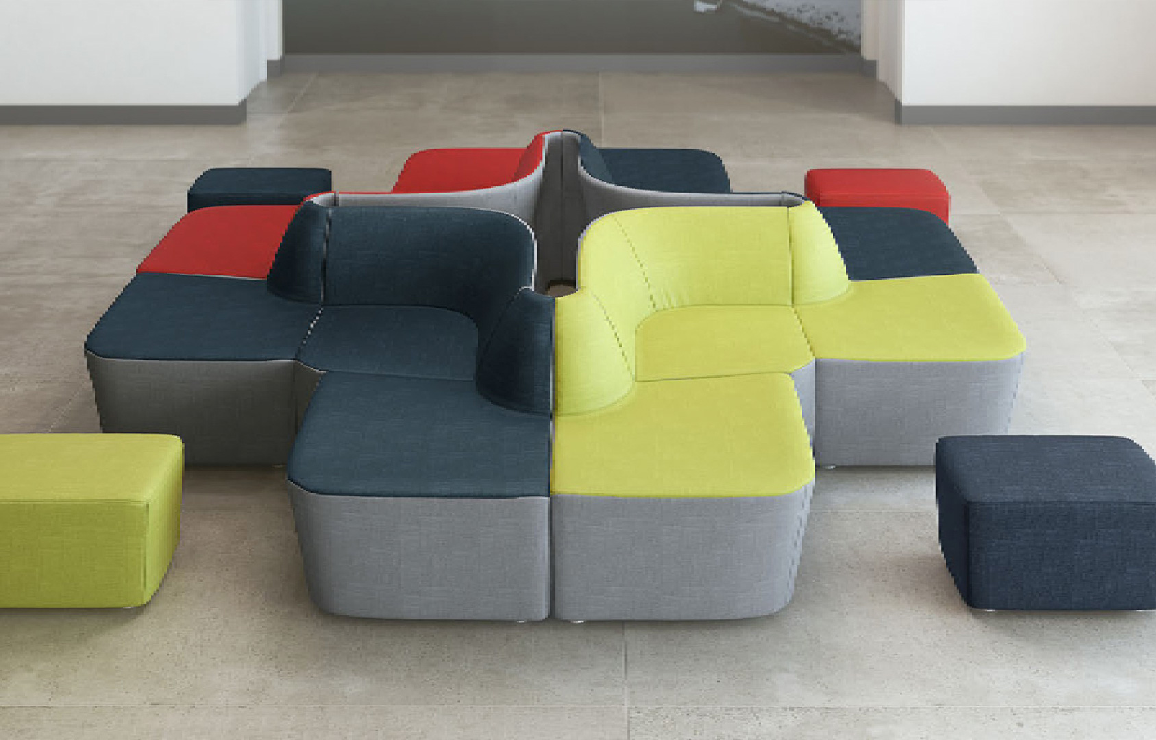 Seating : Hybrid meeting room AV furniture - Ergovisual