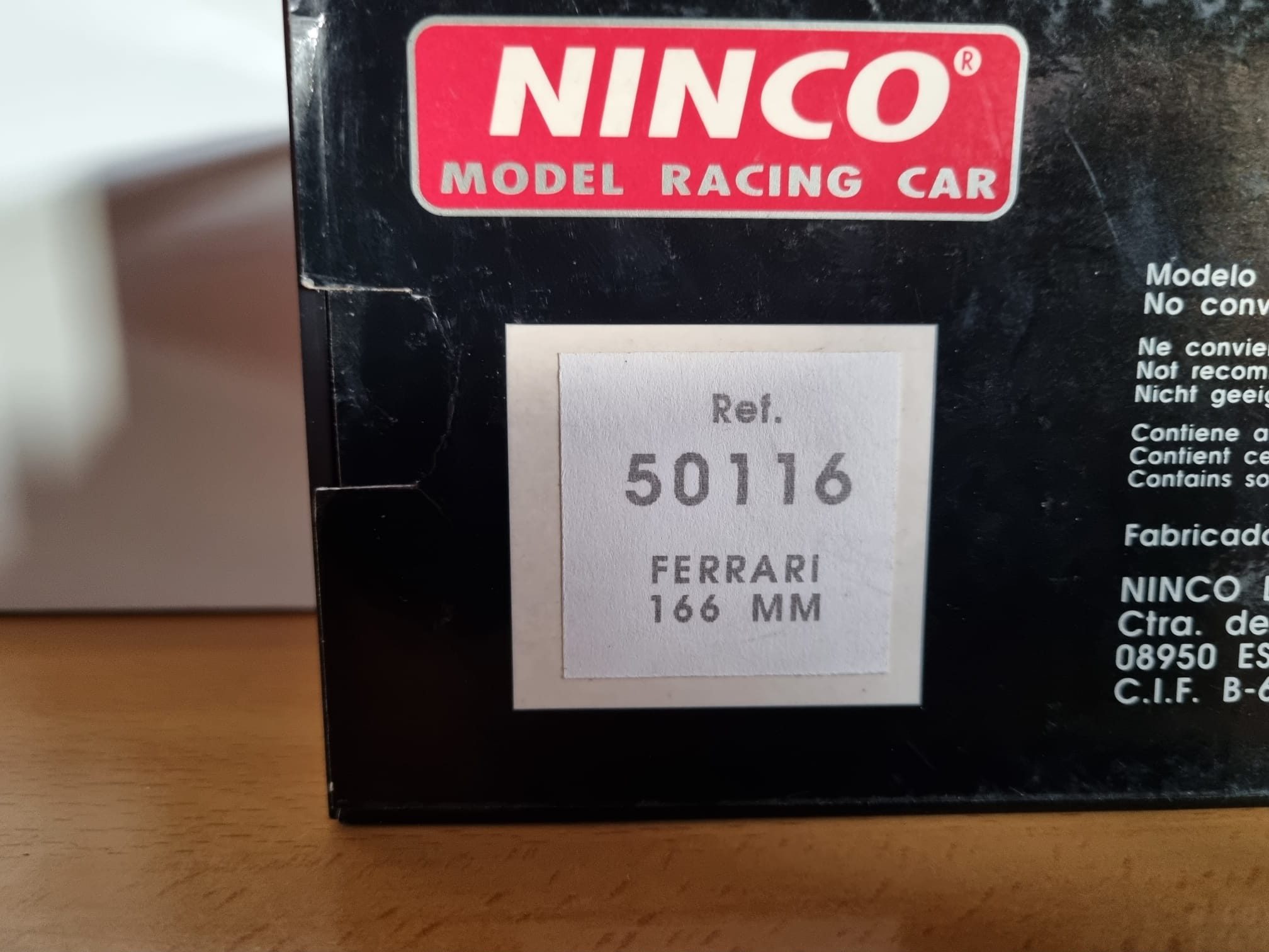 Ninco 50116 Ferrari 166 MM Rojo [50116] - 75,00€ : , Comprar, ofertas y ...