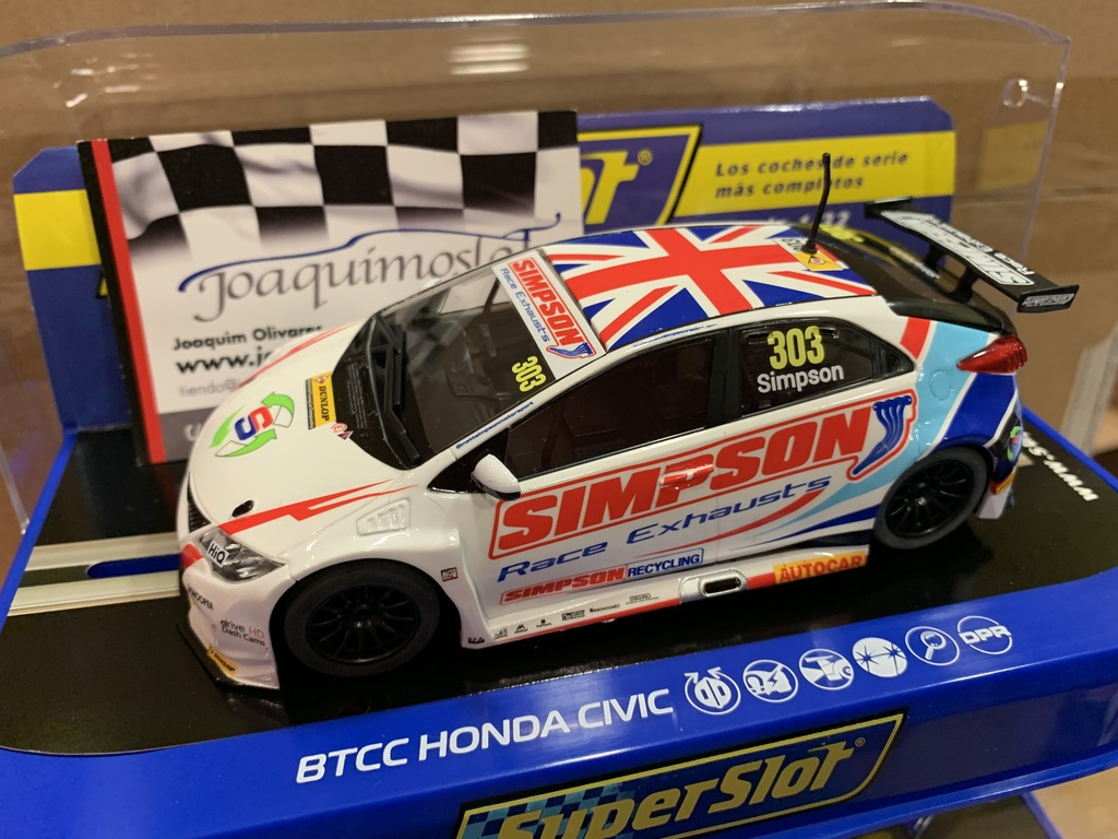 Superslot H3915 BTCC HONDA CIVIC TYPE R MATT SIMPSON [H3915] - 46,00 ...