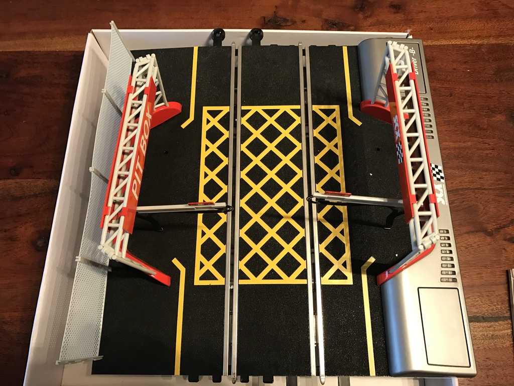 scalextric pit box, para scalextric análogico pista negra [scalextric ...