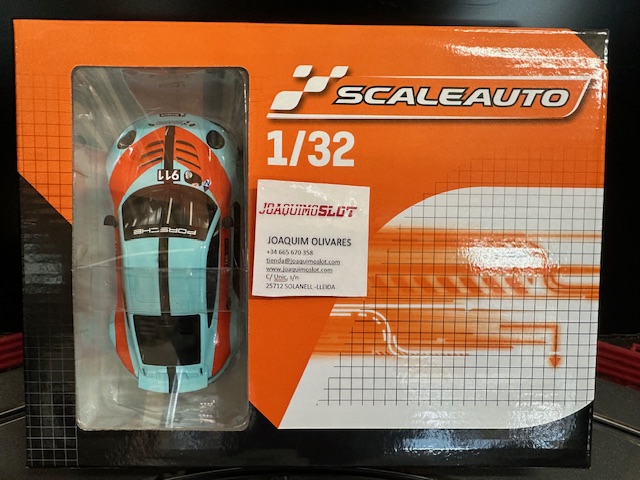 Scaleauto SC-6243D Porsche 911.2 GT3 RSR Cup Version Blue/Orange [SC ...