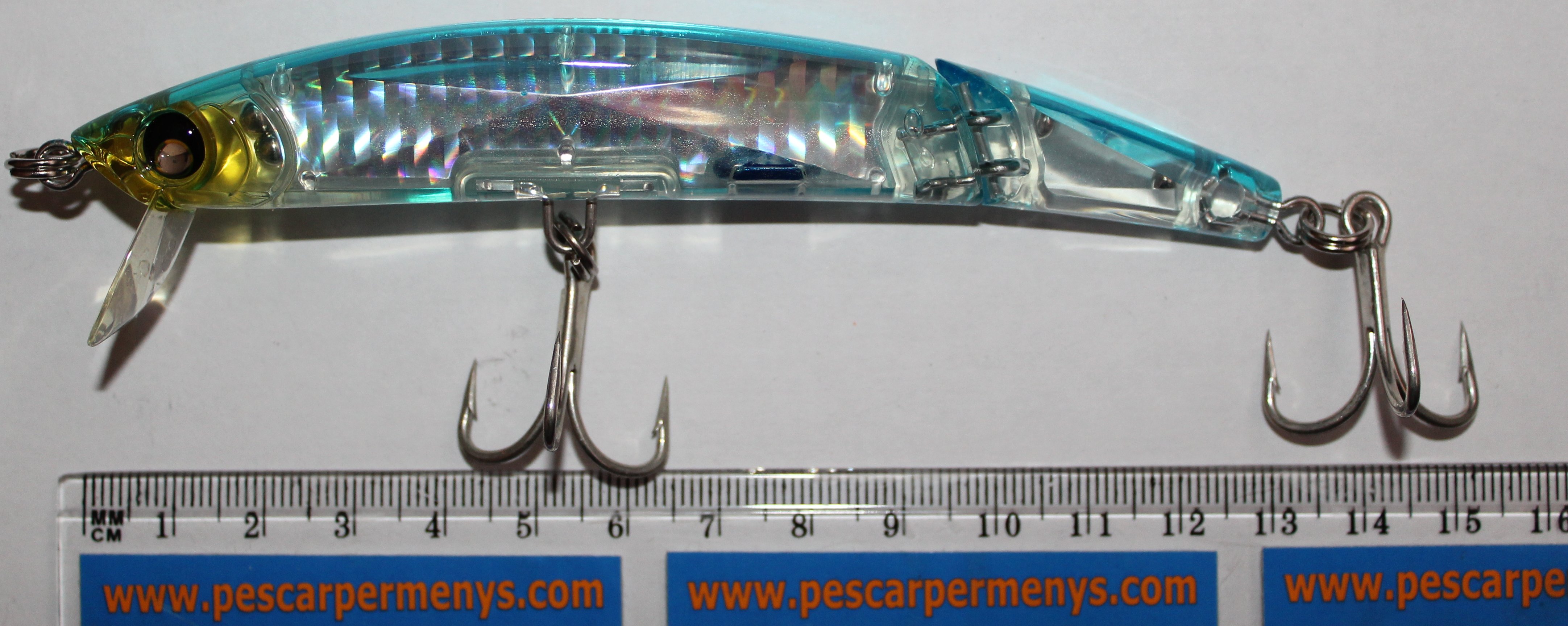 YO-ZURI CRYSTAL 3D MINNOW JOINTED F130 F1051-HSB [0756791416703] - 17 ...