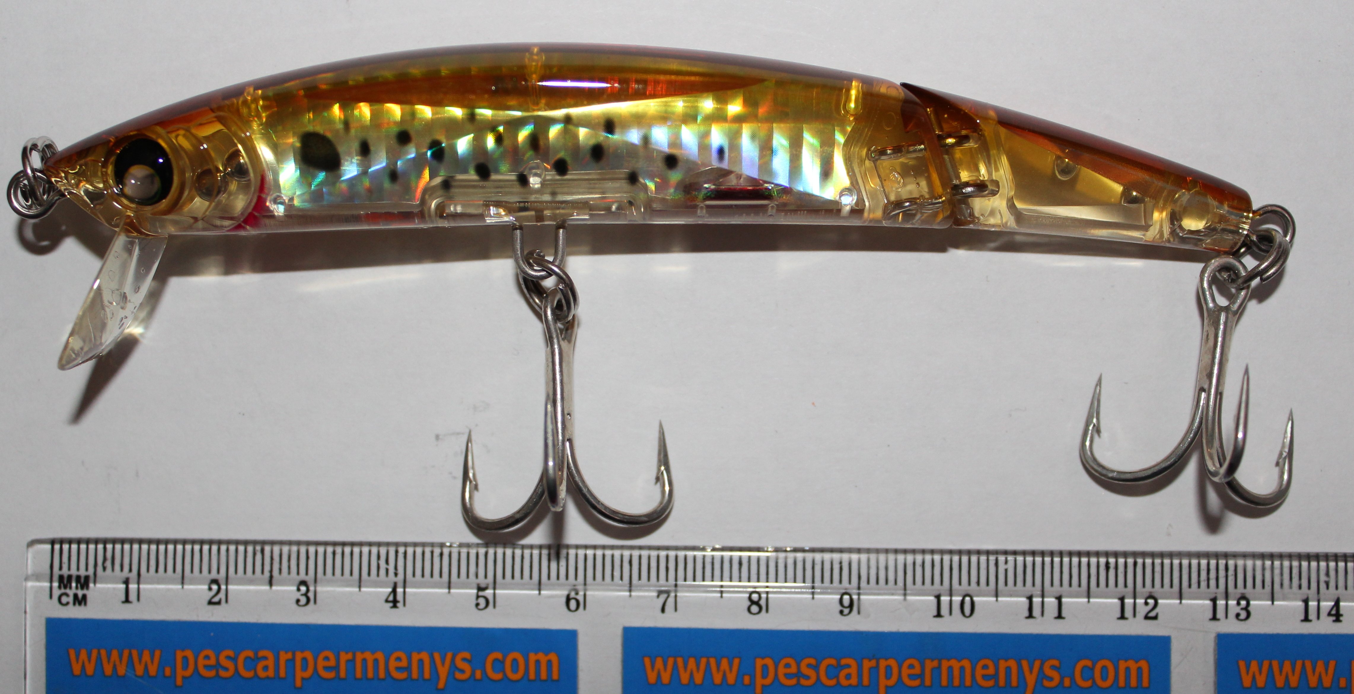 YO-ZURI CRYSTAL 3D MINNOW JOINTED F130 F1051-HBK [0756791417892] - 17 ...