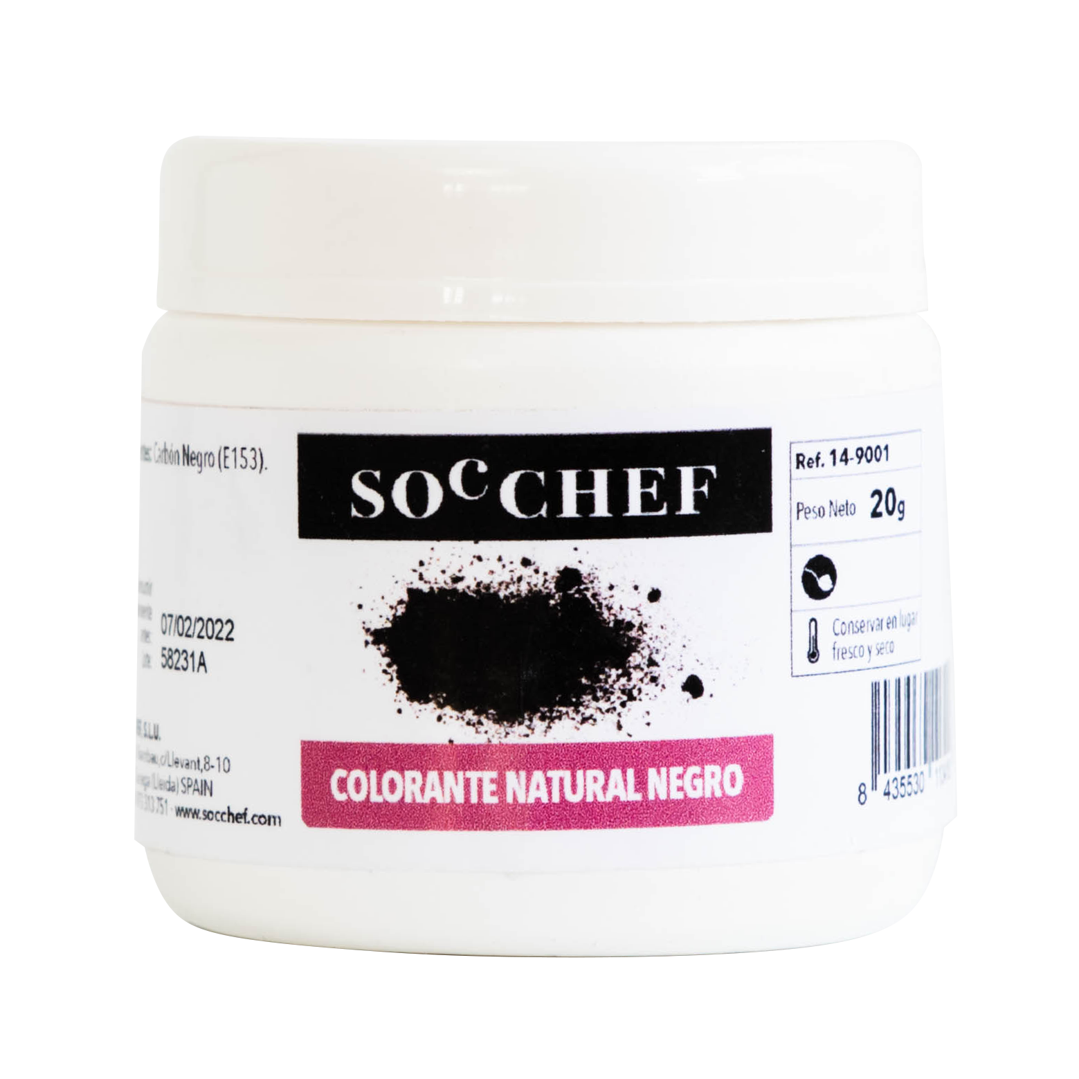 COLORANTE NATURAL NEGRO 20g [14-9001] : SOC Chef - Productor y ...