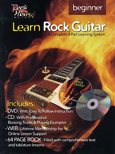 THE ROCK HOUSE METHOD LEARN ROCK GUITAR BEGINNER (CD+DVD) (TABLATURA ...